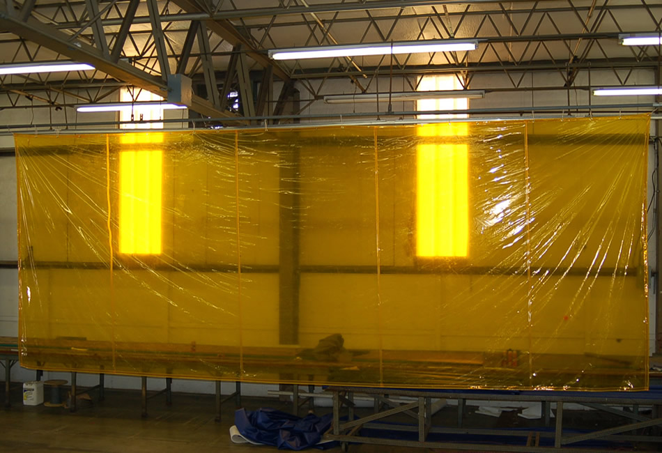 Standard & Custom Industrial Curtains ETP Tarps and Curtains